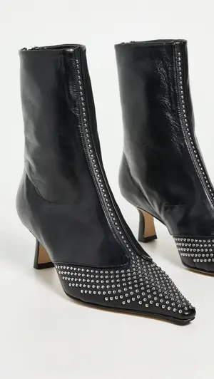 AeydĒ Sila Mini Studs Nappa Leather Booties