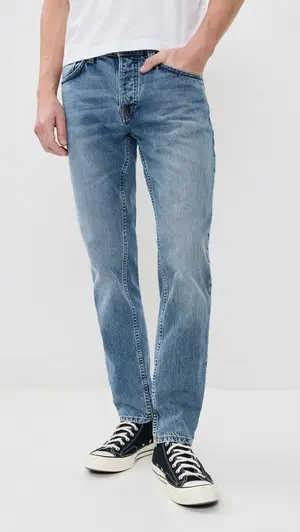 Nudie Jeans Solid Ollie Slim Jeans - Worn Vintage