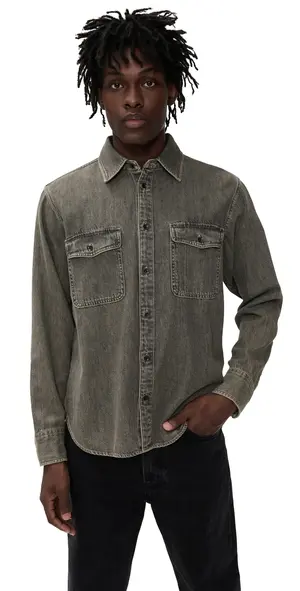 Rag & Bone Denim Shirts For Men