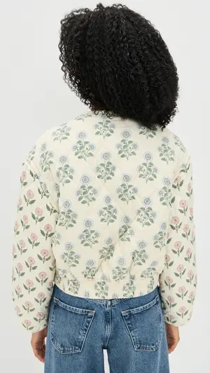 Blanknyc Floral Quilted Jacket