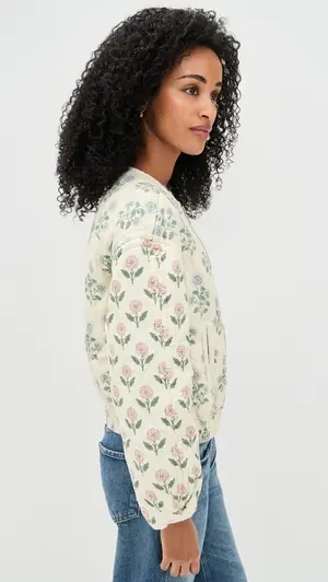 Blanknyc Floral Quilted Jacket