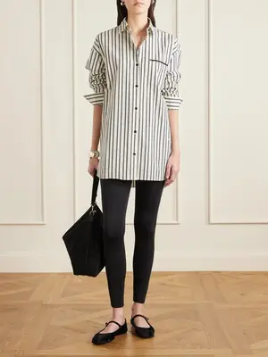 Maria Mcmanus Striped Organic Cotton-sateen Shirt
