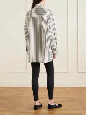 Maria Mcmanus Striped Organic Cotton-sateen Shirt