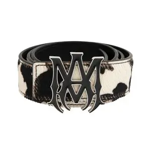 Amiri Ma Cow Belt - Brown