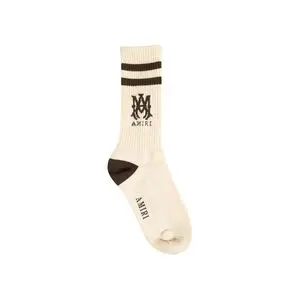 Amiri Ma Stripe Socks - White