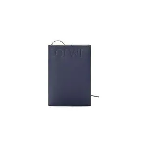 Loewe Leather Notebook 'dark Navy - Blue