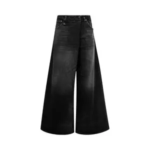 R13 Nico Wrap Jeans - Black