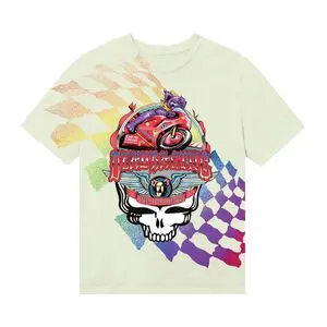 MARKET X Gd Stealie Moto Bear T-shirt - Tan