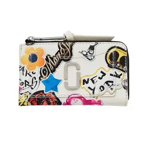 Marc Jacobs Top Zip Multi Wallet /multicolor - White