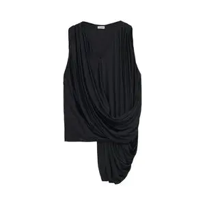 Loewe Draped Top - Black