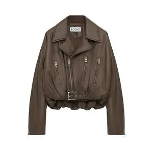 Women's Brown Biker Jackets