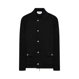 Thom Browne Cotton Cashmere Zip-up Jacket