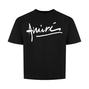 Amiri Script Tee - Black