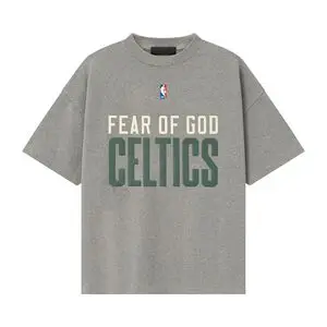 Fear Of God X Nba Celtics 90's Tee - Grey