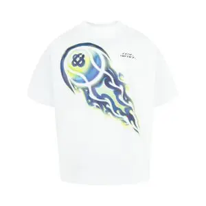 Casablanca Oversized Tee With Graphic Print - White