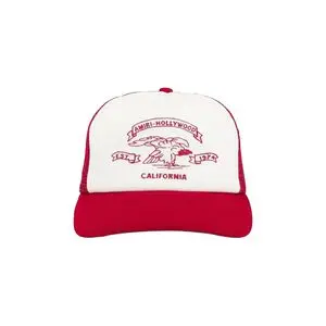 Amiri Eagle Trucker Cap - Red