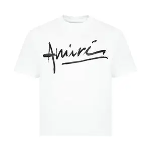 Amiri Script Tee - White