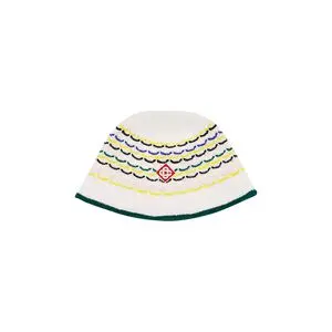 Casablanca Tuck Stitch Hat - Multicolor