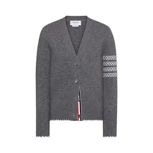 Thom Browne Holiday Hector Classic Fit V-neck Cardigan