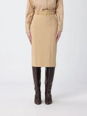 Elisabetta Franchi Pencil Skirt - Camel