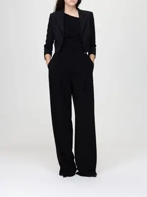 Elisabetta Franchi Draped Bodysuit - Black