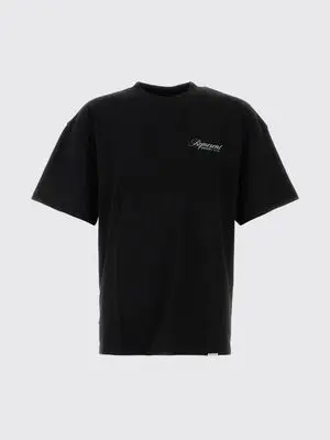 REPRESENT Relaxed Fit Cotton T-shirt With Back Logo - Black