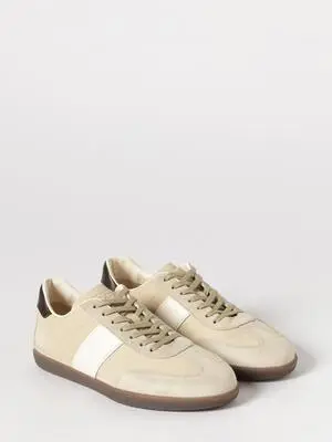 TOD'S Lace-up Suede Sneakers - Beige