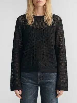 ALLUDE Pullover Sweater - Black