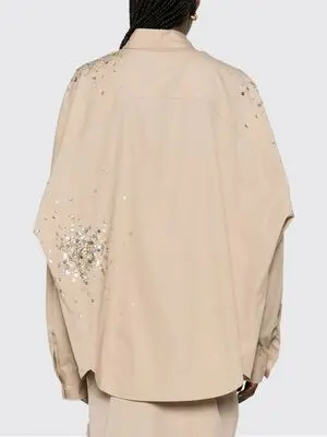 Dries Van Noten Embellished Shirt - Beige