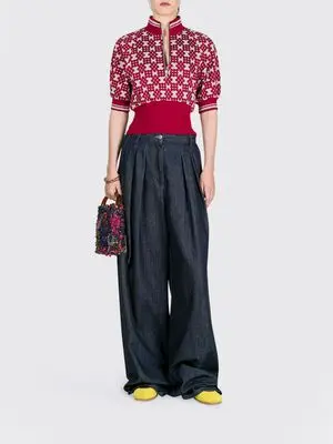 Dries Van Noten Wide Leg Jeans