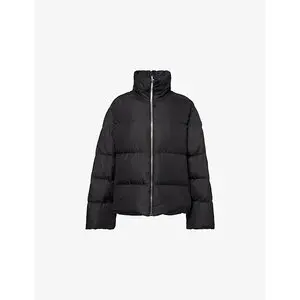 RICK OWENS X MONCLER Cyclopic High-neck Shell-down Jacket