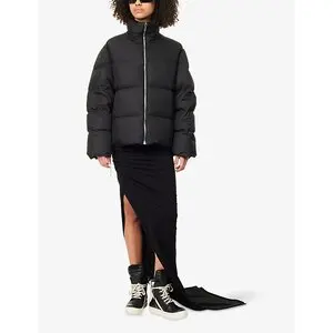 RICK OWENS X MONCLER Cyclopic High-neck Shell-down Jacket