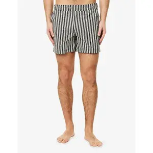 TOM FORD Geometric-print Swim Shorts