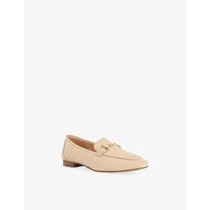 DUNE Branded Nubuck-leather Loafers