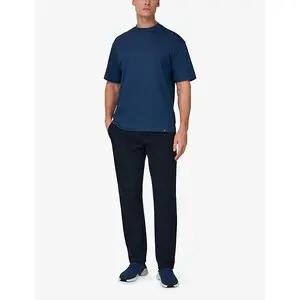 Boggi Milano Scuba Tech-patch Cotton-jersey Trousers
