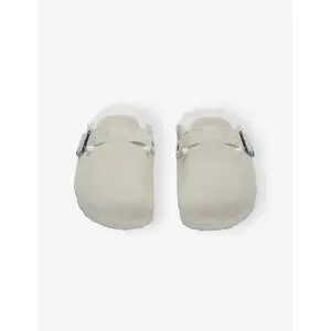 THE WHITE COMPANY Suede Corkbed Slippers - Neutral