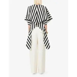 Jacquemus Striped Cotton And Silk Tunic
