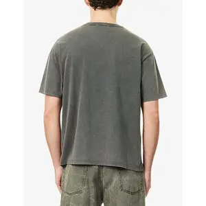 DUKE + DEXTER Pin Up Washed Cotton-jersey T-shirt