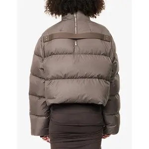 RICK OWENS X MONCLER Cropped Cyclopic Shell-down Jacket