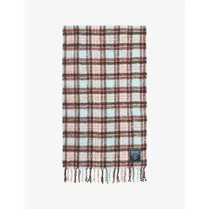 Zadig&Voltaire Joan Tartan Wool-blend Scarf - Ballet