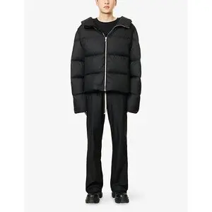 RICK OWENS X MONCLER Moncler X Rick Owens Drawstring Straight-leg Shell Trousers