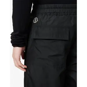 RICK OWENS X MONCLER Moncler X Rick Owens Drawstring Straight-leg Shell Trousers