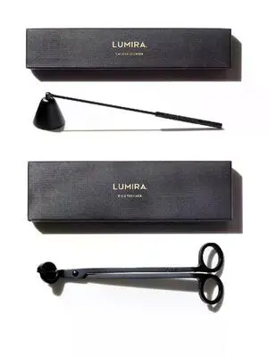 LUMIRA Metal Candle Accessory Set - Black