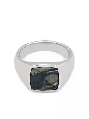 Tom Wood Kay Signet Ring - Black