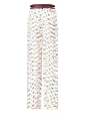 Pinko Printed Belted Trousers