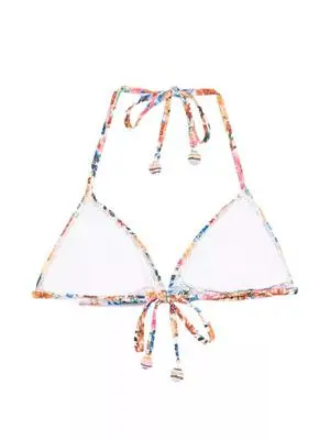 Farm Rio Floral Triangle Bikini Top