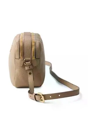 Prada Small Leather Shoulder Bag - Neutrals
