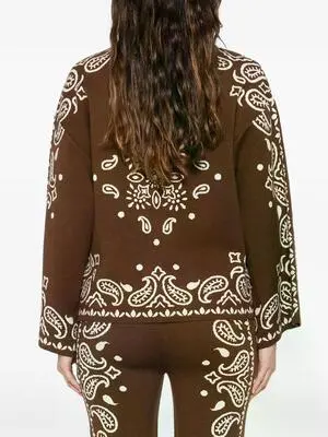Farm Rio Long-sleeve Paisley Sweater