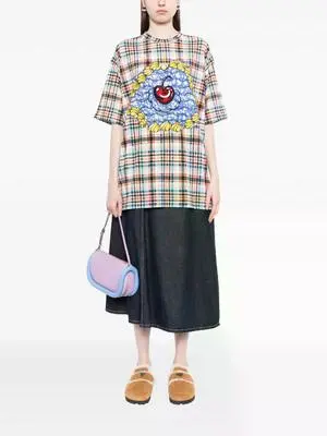 PENULTIMATE Plaid Graphic T-shirt