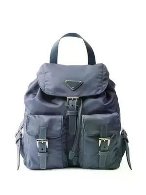 Prada Re-nylon Backpack - Blue
